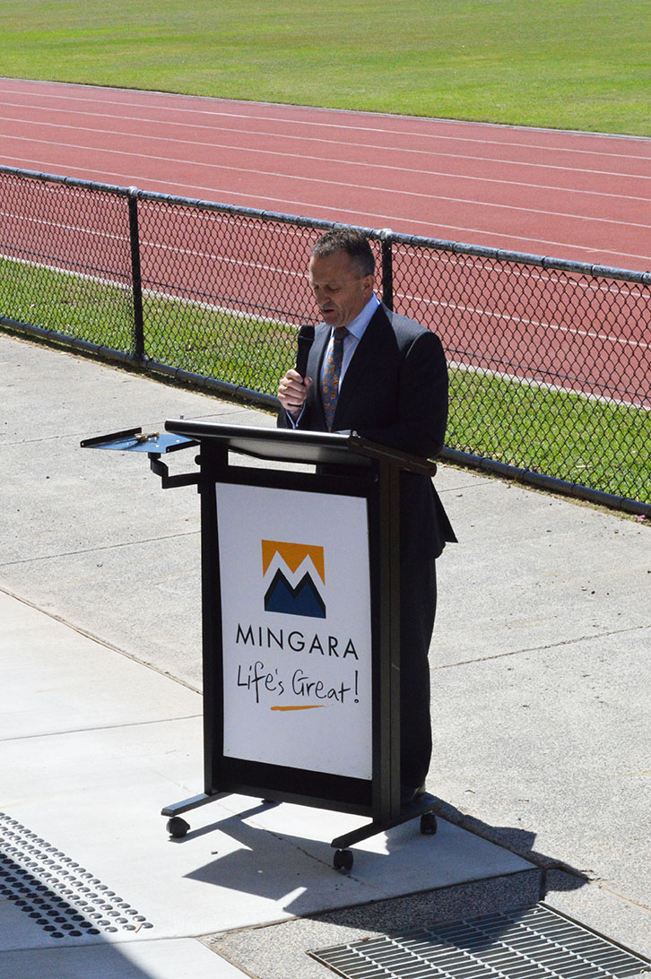 Seating and Shade Official Opening - Mingara Recreation Club