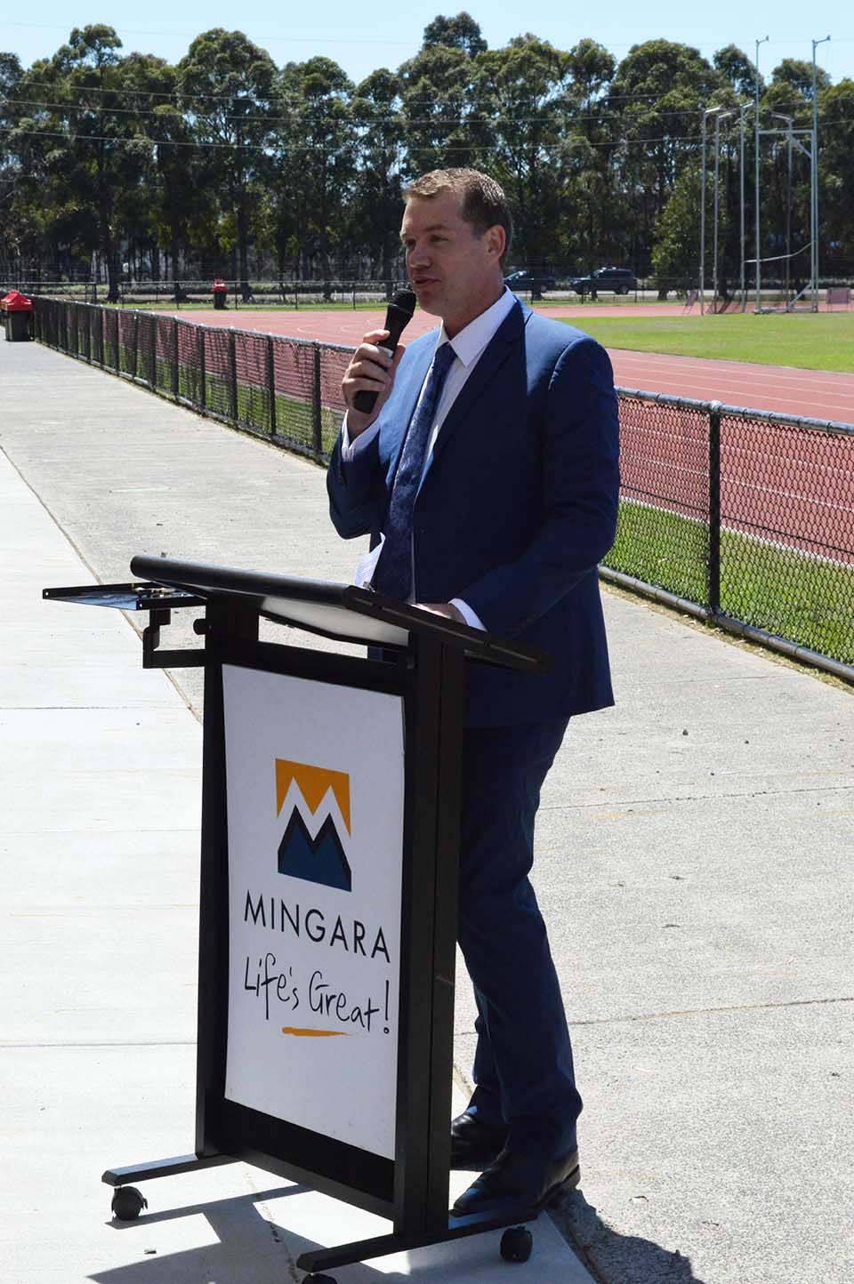 Seating and Shade Official Opening - Mingara Recreation Club