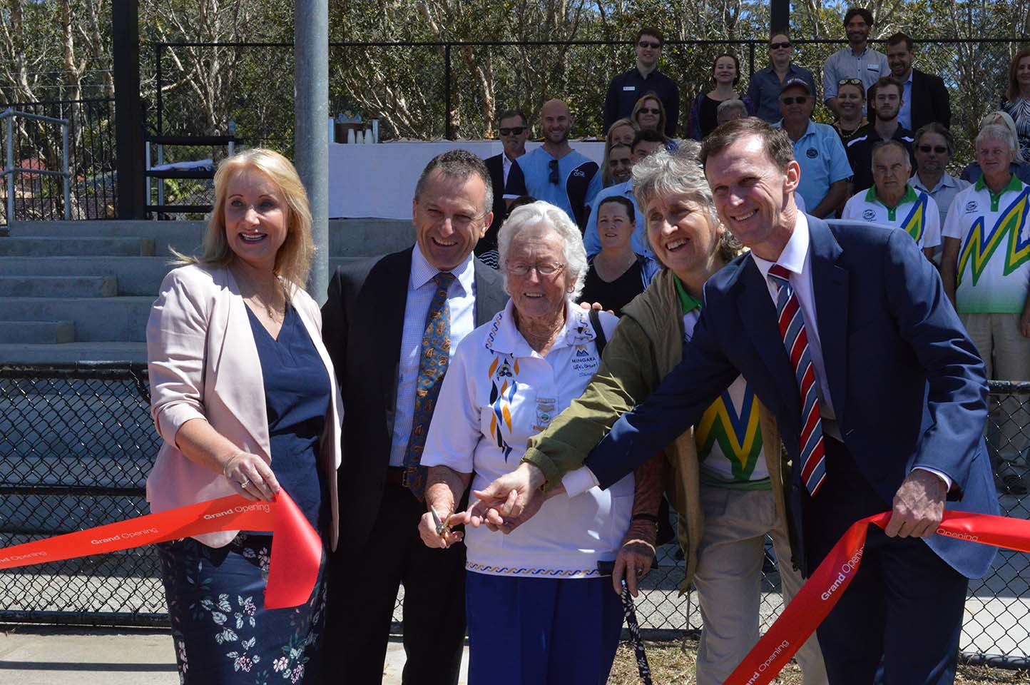 Seating and Shade Official Opening - Mingara Recreation Club