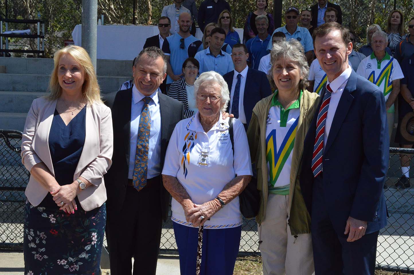 Seating and Shade Official Opening - Mingara Recreation Club