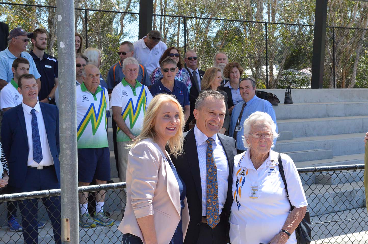Seating and Shade Official Opening - Mingara Recreation Club