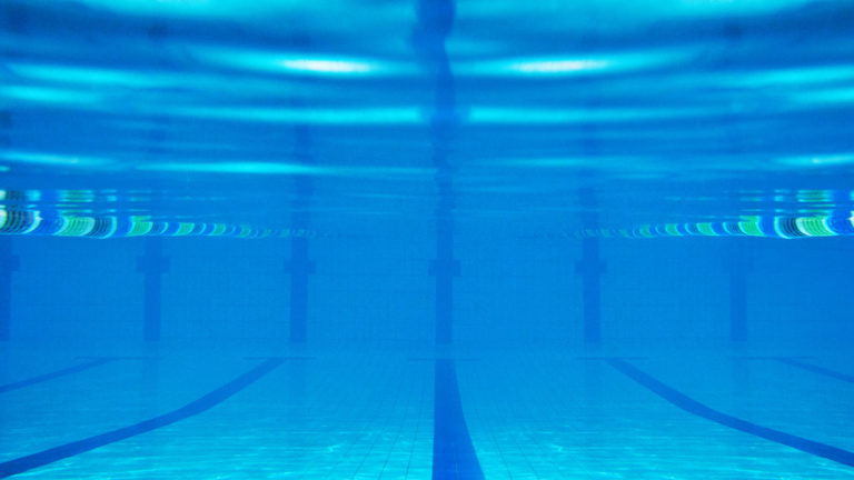Brad Woodward on the pool deck! - Mingara